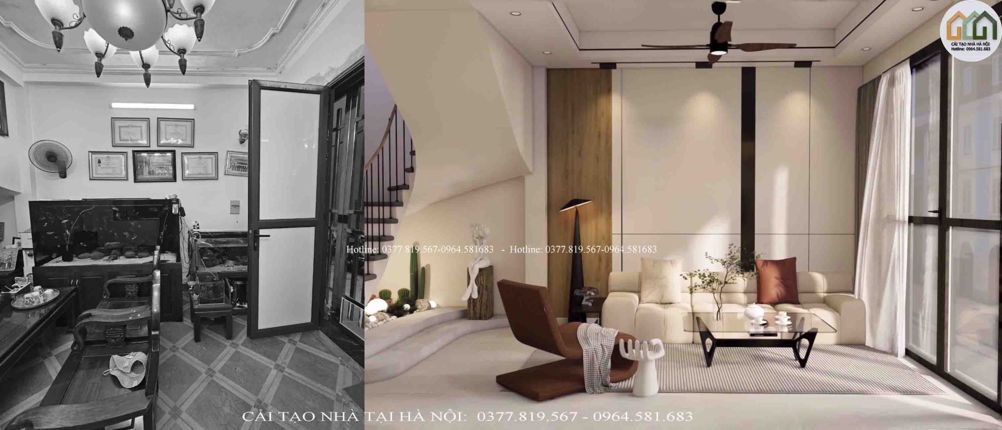 Cải Tạo Nhà Phố 46 Xuân Đỉnh: Lột Xác Ngôi Nhà Ấn Tượng