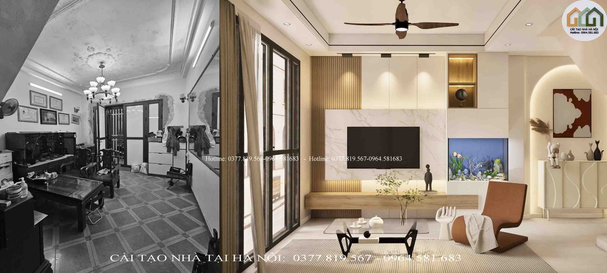 Cải Tạo Nhà Phố 46 Xuân Đỉnh: Lột Xác Ngôi Nhà Ấn Tượng